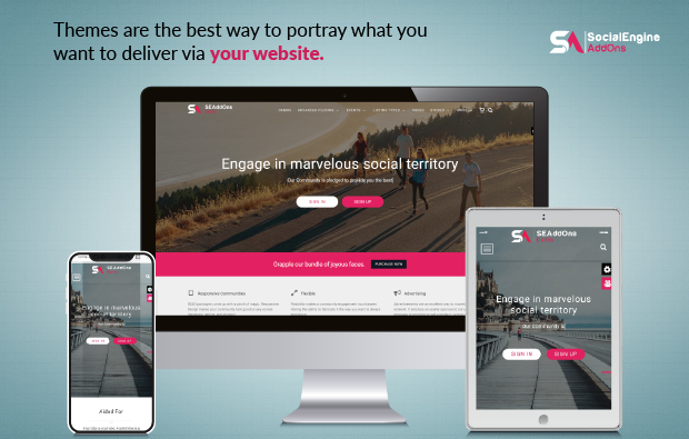 New Release: Responsive Allure Theme | SocialApps.tech